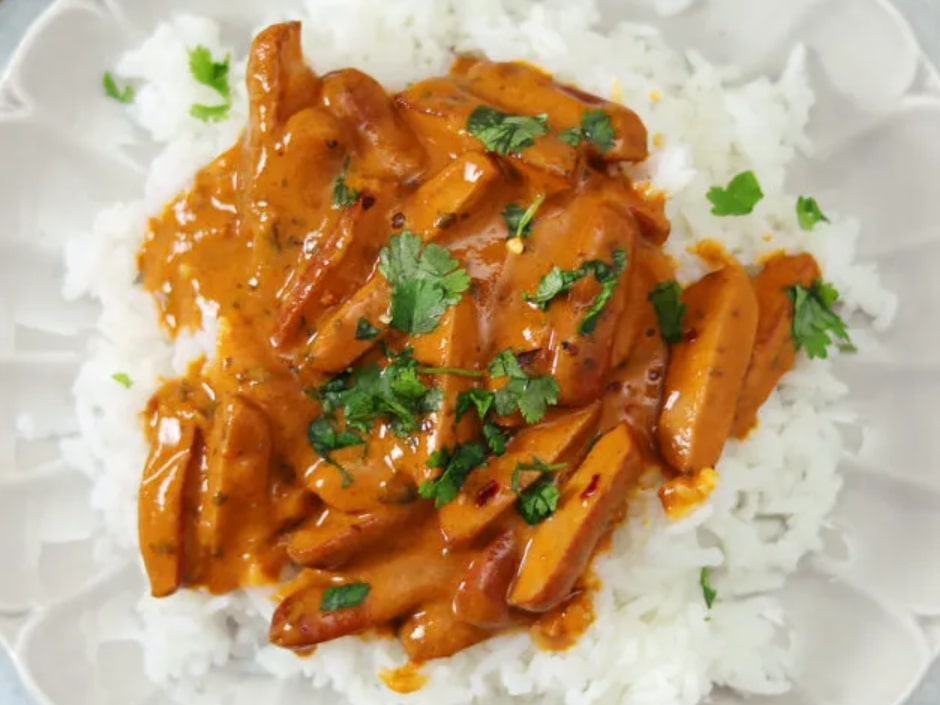 Klassiskt Korv Stroganoff Recept med Ris - Korv Stroganoff Recept